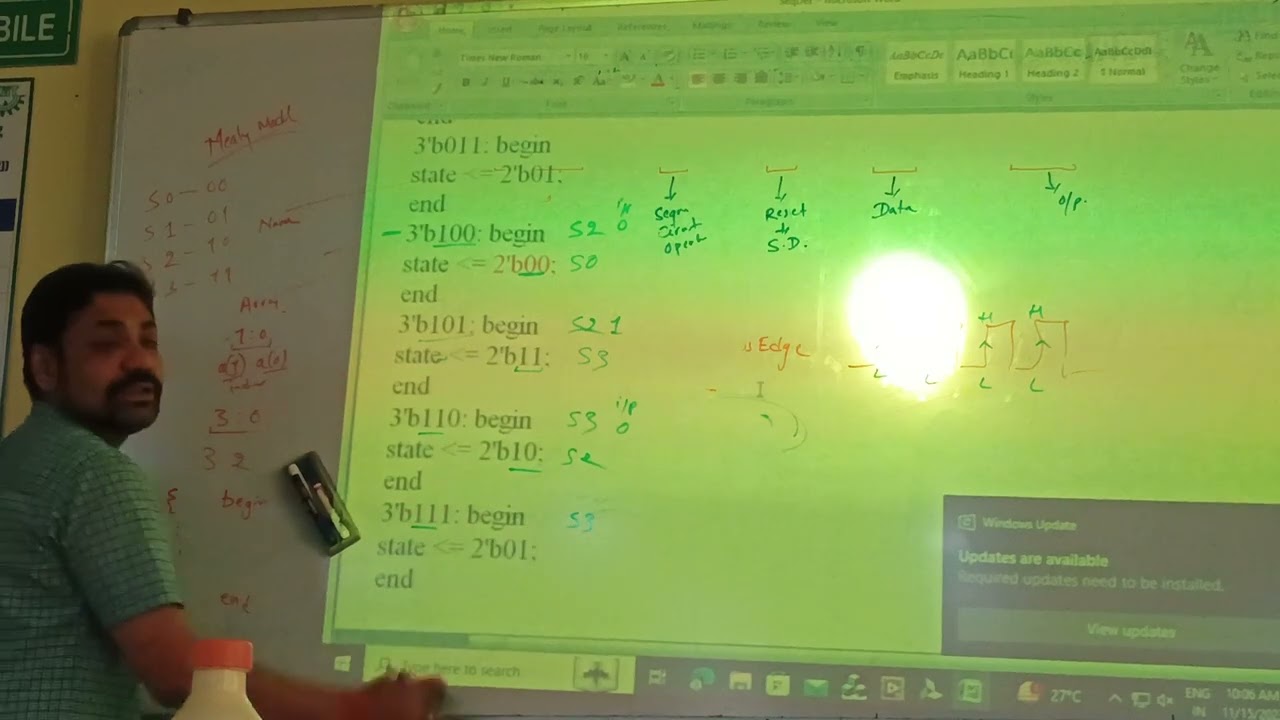 DSD lab experiment 8 explanation