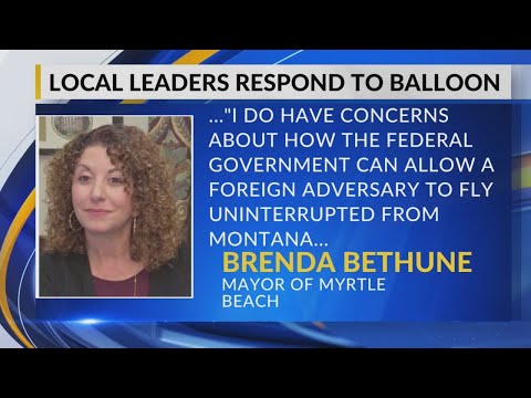 Myrtle Beach mayor wants explanation from federal government about Chinese balloon
