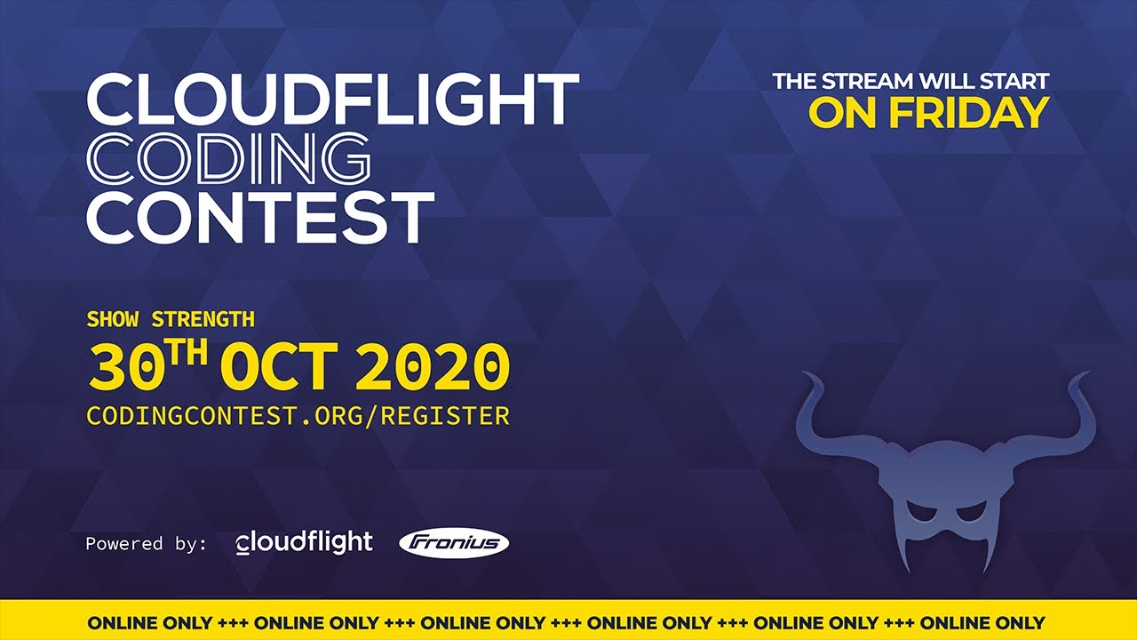 34th Cloudflight Coding Contest Stream