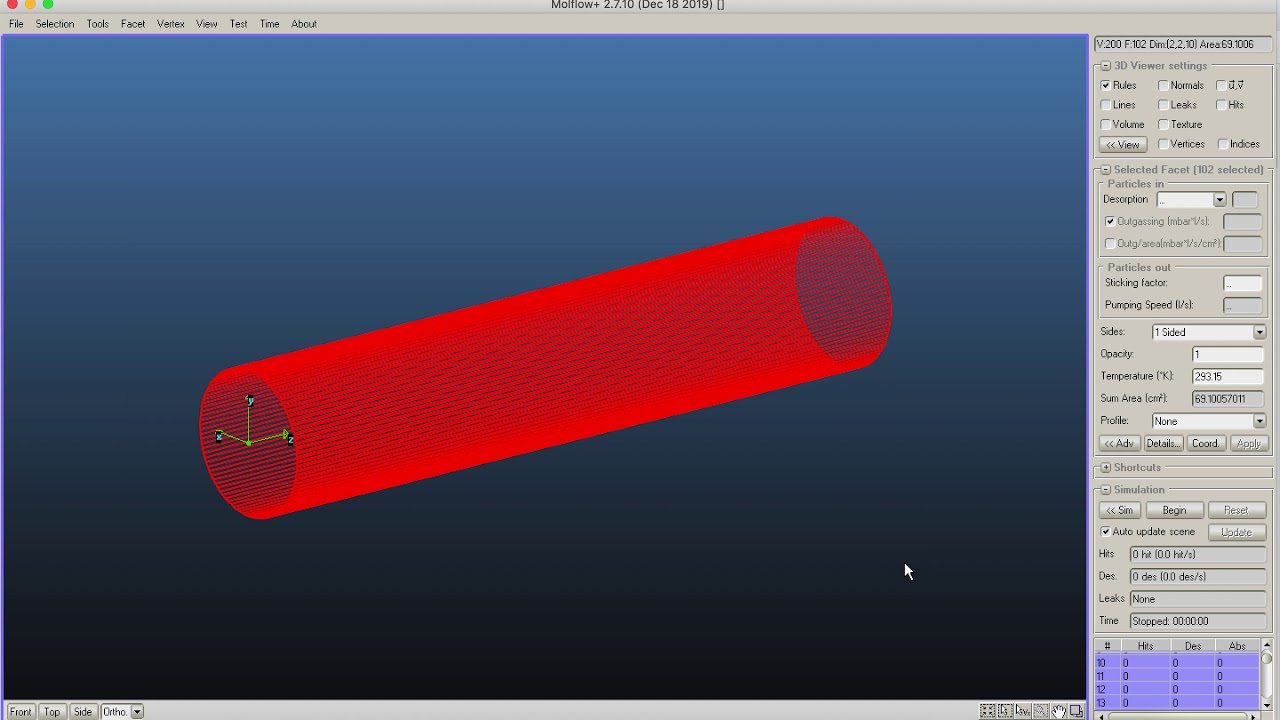 Molflow webinar - Selecting facets (basics)