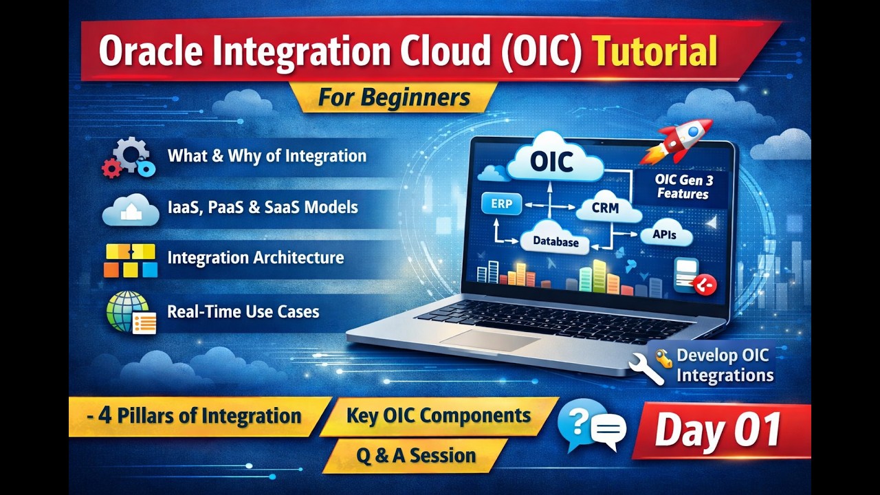 Oracle Integration Cloud (OIC) Real-Time & Batch Introduction-Day 01