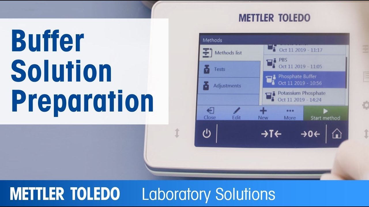 Buffer Solution Preparation Using a Balance