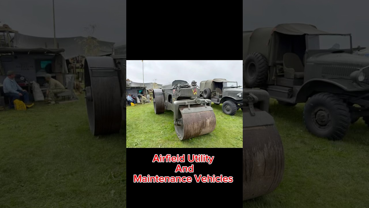 Airfield Utility and Maintenance Vehicles #history #ww2 #navy #army #military #usnavy #usmc