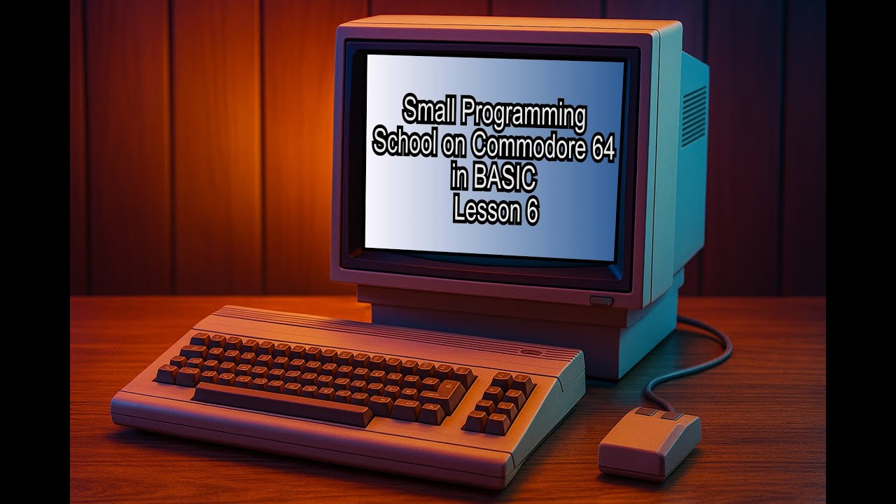 Small Programming School on Commodore 64 in BASIC - Lesson 6