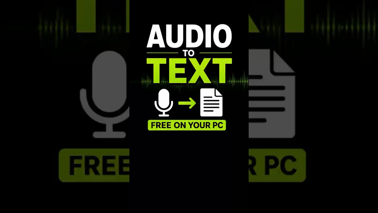 How to Transcribe Audio to Text for Free on Your PC