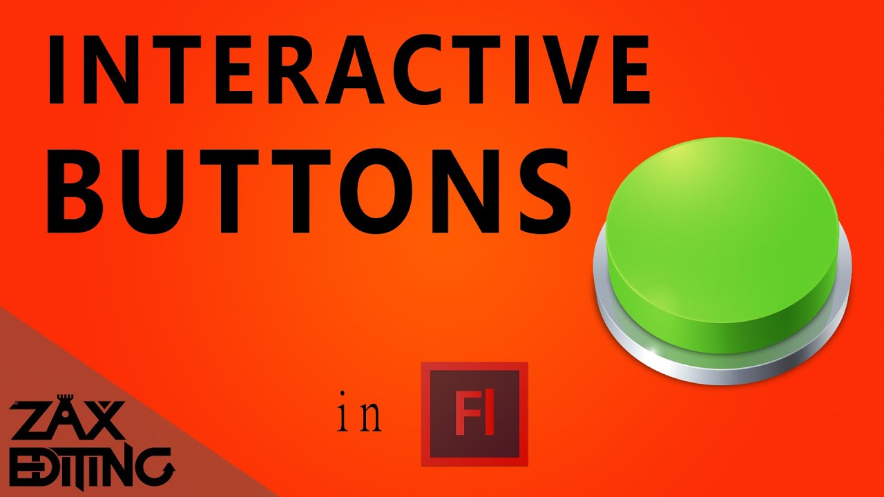 How to Use Buttons! | Adobe Flash Tutorial