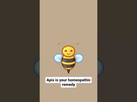 She is saying Apis mellifica is your remedy & be happy đ #homeopathy #homeopathicmedicine