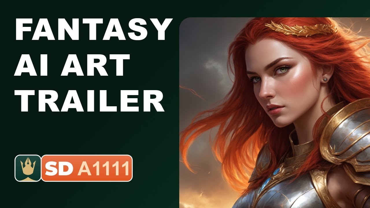 Stable Diffusion Fantasy Art Trailer: The Legend