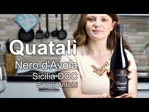 Quatalì - Nero d'Avola wine 100% Sicily DOC - Ancient Flavors