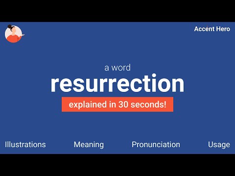 RESURRECTION - Meaning and Pronunciation