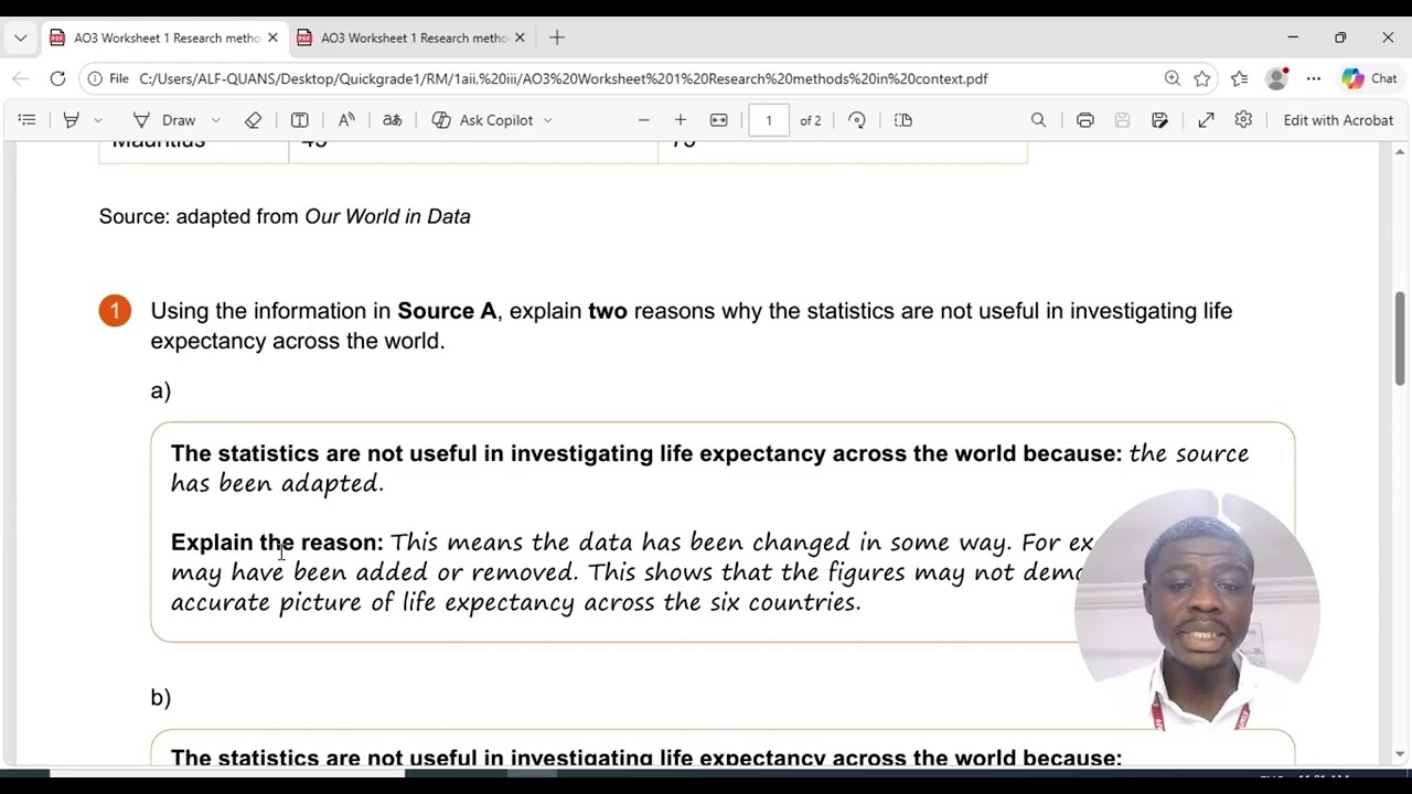 Analyzing Qualitative & Quantitative Data | IGCSE Command Words Explained