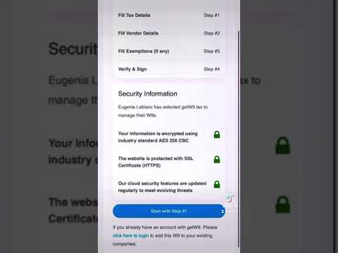 Easy & secure way to request & store IRS Form W-9 online #tax #business #w9 #howto