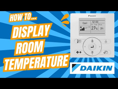 How to Show Room Temperature on Daikin BRC1E62 Controller