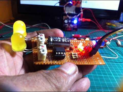 NE555 Timer Astable Multivibrator
