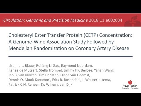 Blauw et al; Genome-Wide Association Study on Circulating CETP