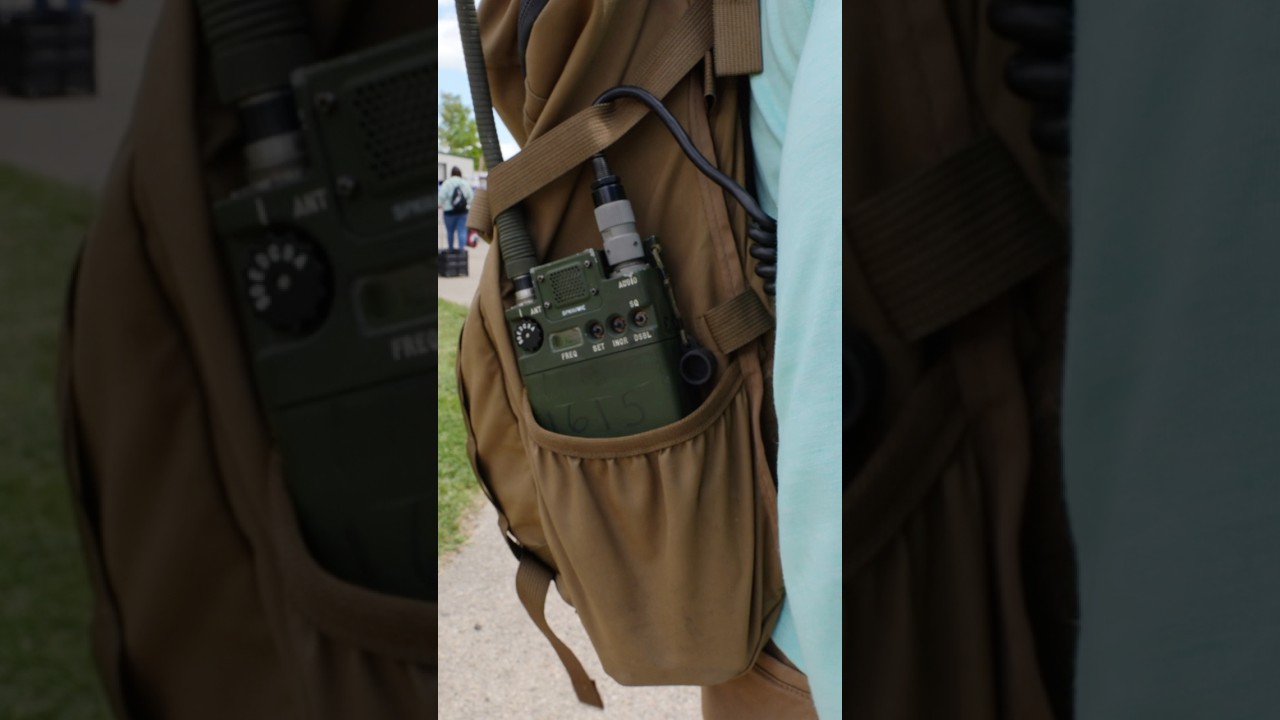 Military vintage radios running at Hamvention this year