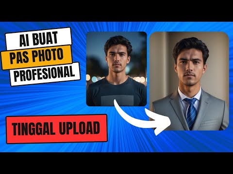 UBAH FOTO BIASA MENJADI PROFESIONAL | EDIT PAS FOTO BERKEMEJA DAN BERDASI DENGAN AI BUKAN CUTOUT.PRO