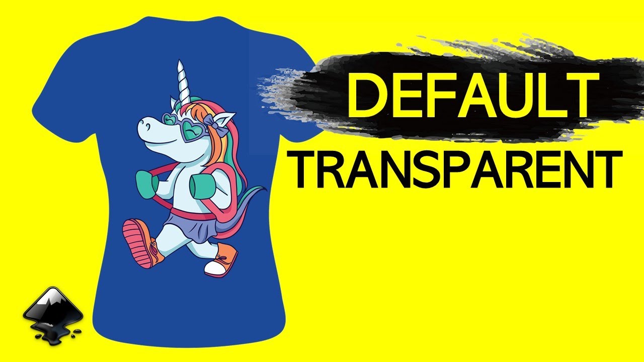 INKSCAPE - Set Default to Export TRANSPARENT - Quick Tutorial