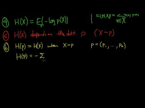 (Info 1.2) Entropy - Definition (continued)