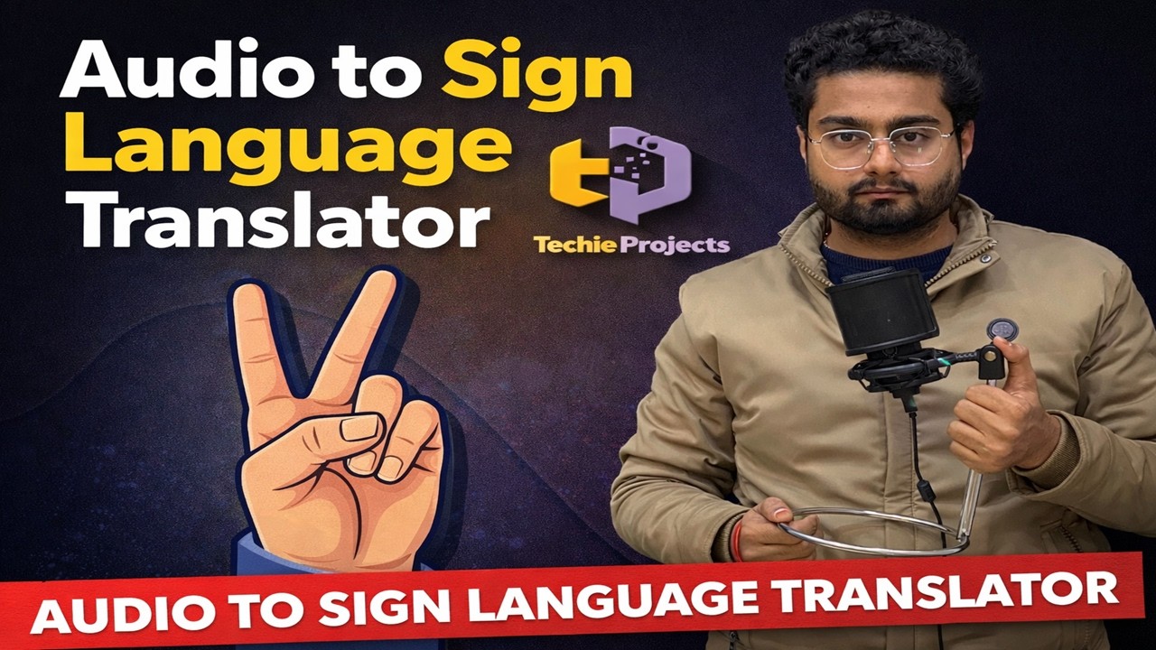 Audio to Sign Language Translator using Python | Sign Language to Text Conversion using Python CNN