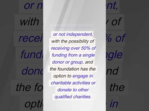 What are the major differences between a public foundation and a private foundation?