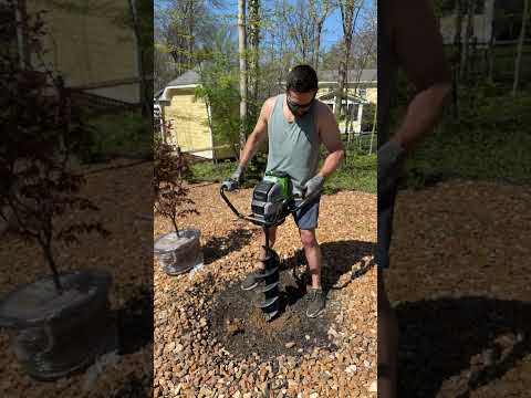 EGO 1-man POWER+ Auger Powerhead with 8-in #ego #egopowerplus #powerbeyondbelief #subscribe #