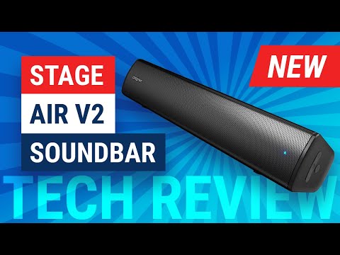 Compact Under Monitor BT Soundbar | Creative Stage Air V2 Unbox Test & Review