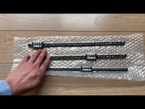 Linear rail black anodized with black cap carriage the latest version