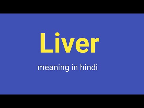 Liver meaning in hindi || लीवर को हिंदी में क्या कहते हैं ||#english #viral #youtube