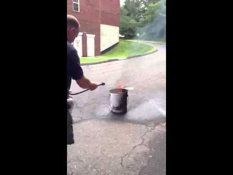 K Class Fire Extinguisher Demo