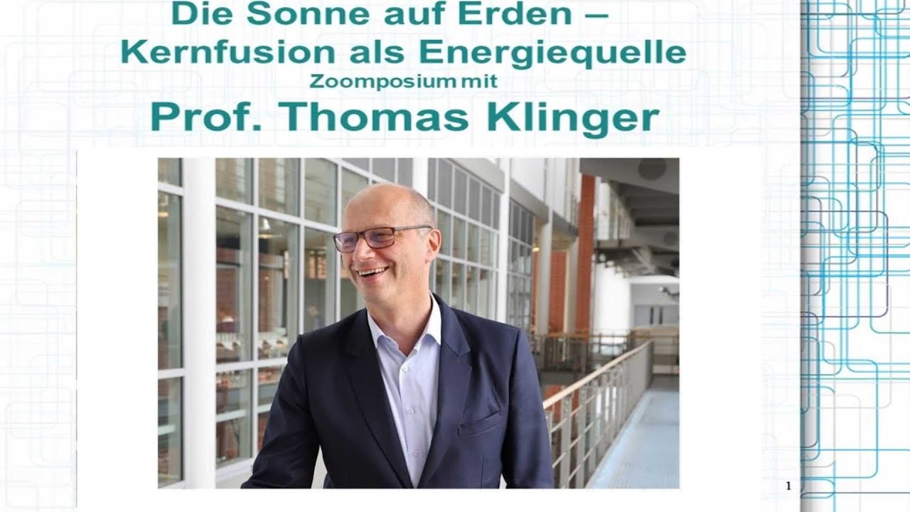 Zoomposium mit Thomas Klinger: Die Sonne auf Erden - Kernfusion als ...