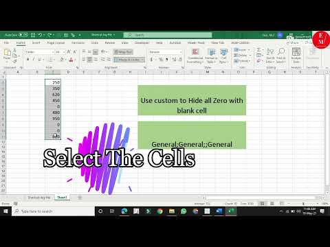 Want To Hide Zero in Cells | Hide 0 Values in Excel Formula | How To Hide Zero Values in Excel Chart