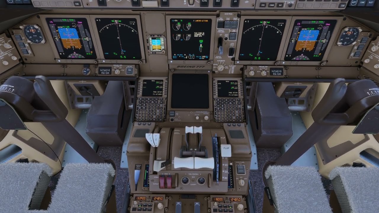 Reverse thrust on PMDG 777-200ER doesn't work at standstill with brakes off with certain ...