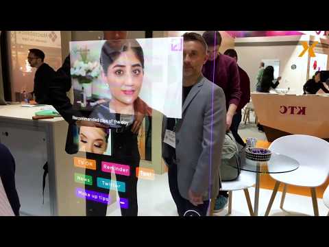 Show your costumers instant digital content on mirrors
