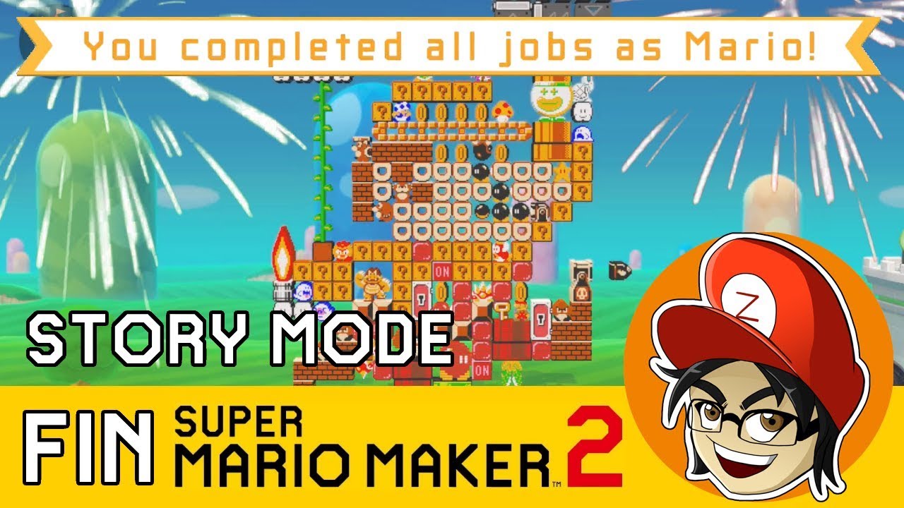 100% TRUE ENDING | Story Mode Super Mario Maker 2 FINALE