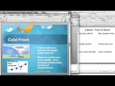 Air Mass, Fronts, and High/Low Air Pressure Notes