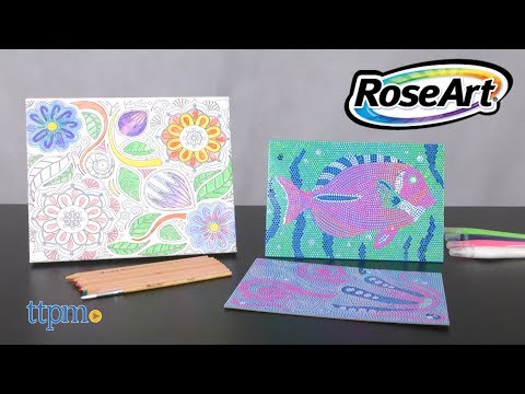 Ultimate Artist Pixel Dot Painting Kit & Watercolor Canvas Painting Set from RoseArt