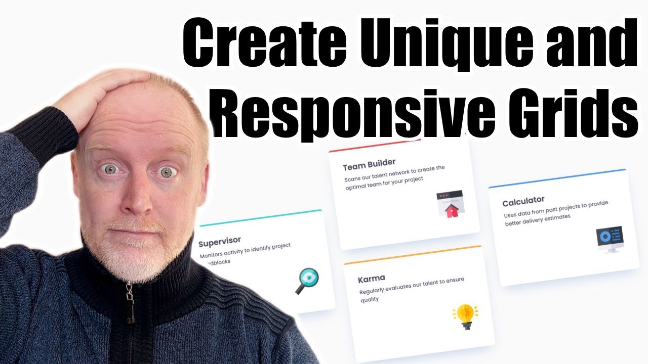 Make a Four Card Feature Grid (Frontend Mentor)