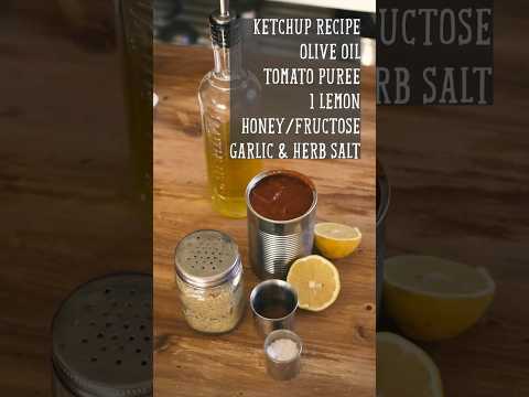 DIY Homemade Healthy Ketchup Recipe #shorts