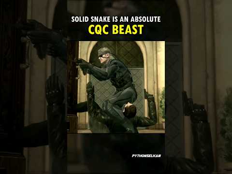 SOLID SNAKE IS A CQC BEAST! 🔥