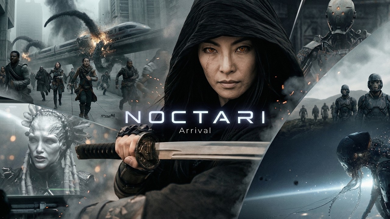 NOCTARI - Arrival. Epic Sci-fi fantasy action with giant monsters, Kung fu, robots, Creatures aliens