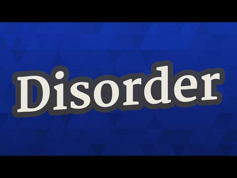 DISORDER pronunciation • How to pronounce DISORDER