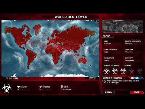 Steam Community :: Video :: [Plague Inc Evolved] Main Mode, Prion, Mega ...