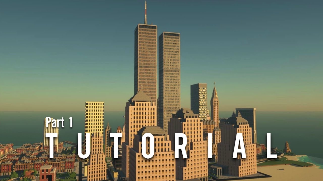 World Trade Center Tutorial (Minecraft Chisels and Bits mod)