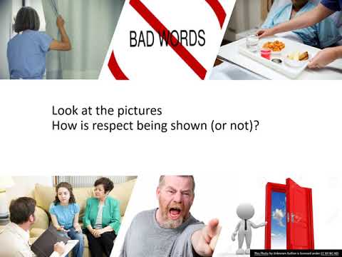 Health and Social Care - Year 9 - lesson 1 - Care Value Respect