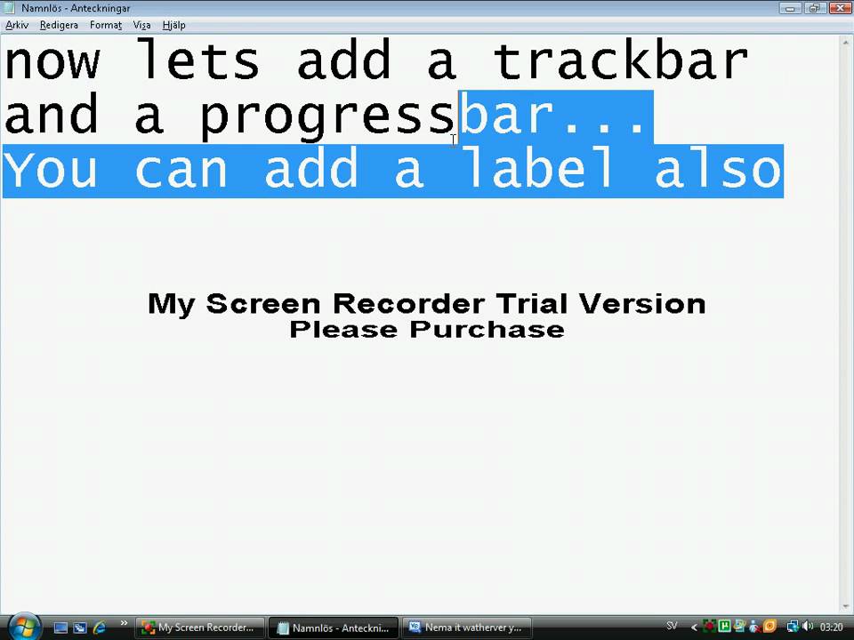 How to use a progressbar and a trackbar in vb 2008