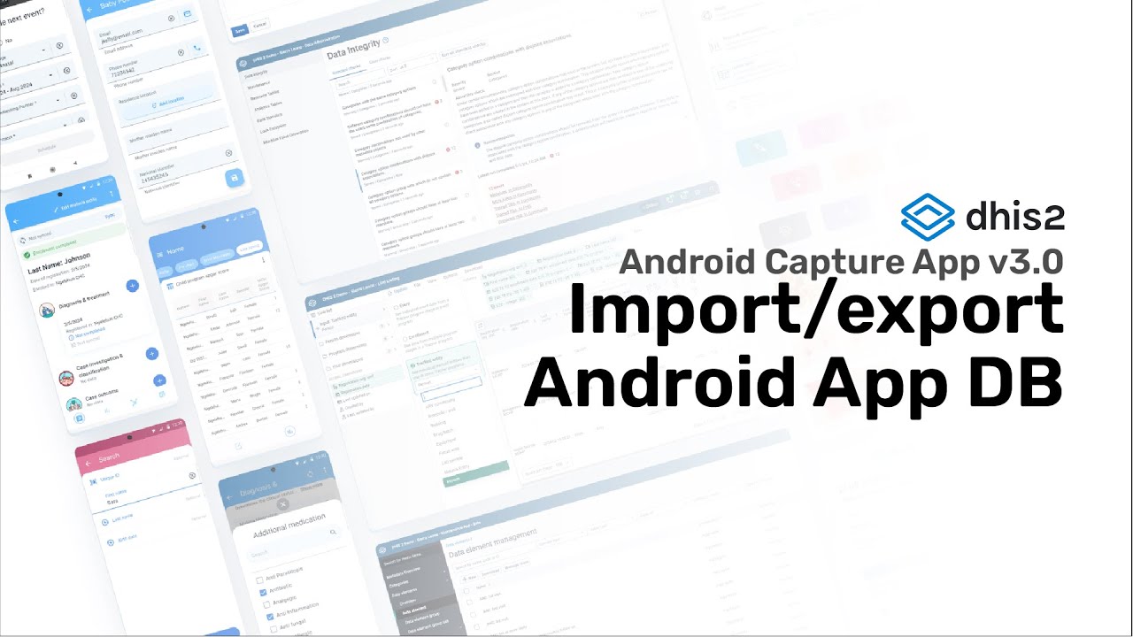 Import/export Android App DB - #dhis2 #capturev3 #androidcaptureapp