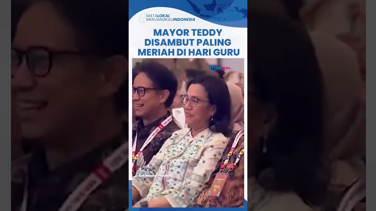 Reaksi Mayor Teddy Disambut Paling Meriah Melebihi Sri Mulyani di Hari ...