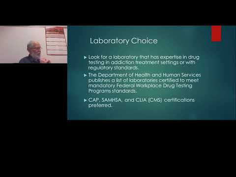 Drug testing in Regulatory Monitoring
