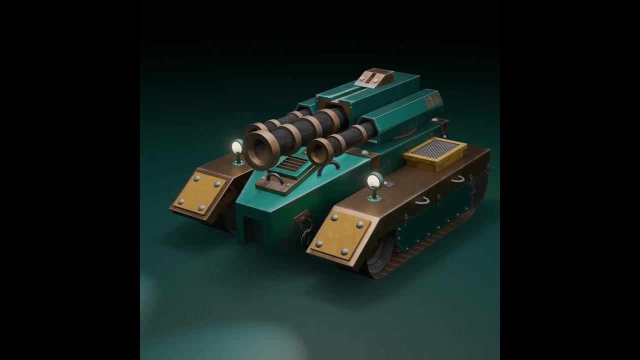 Steampunk Tank - Timelapse